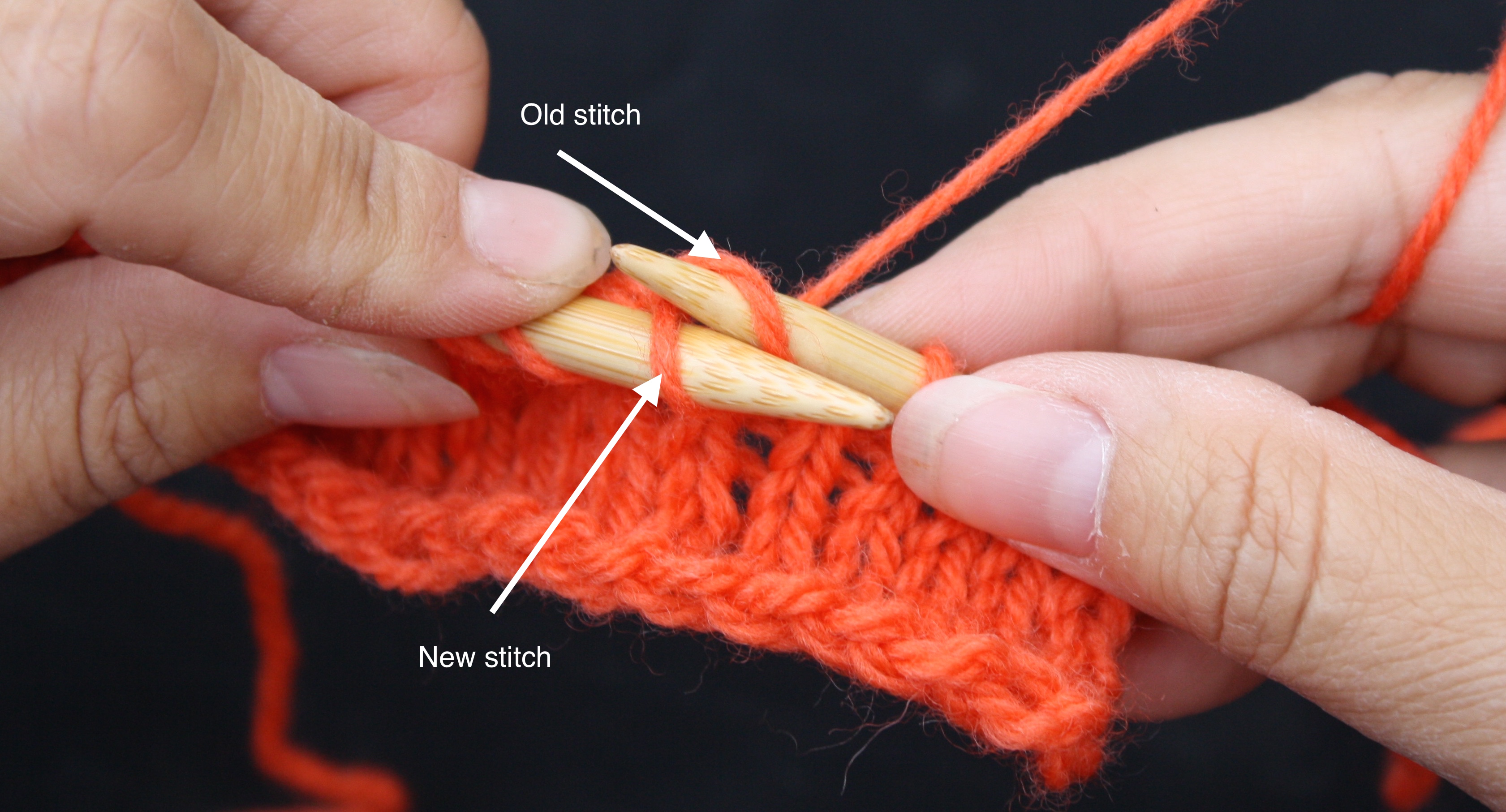 knit stitch 3 - The Left Handed Knitter
